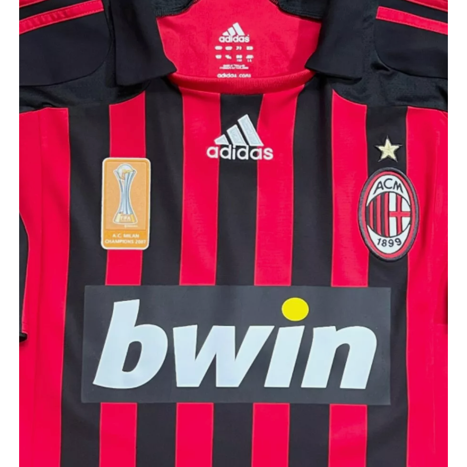 AC Milan Replacement Bwin Shirt Sponsor – OJ's Football Shirt Restorations