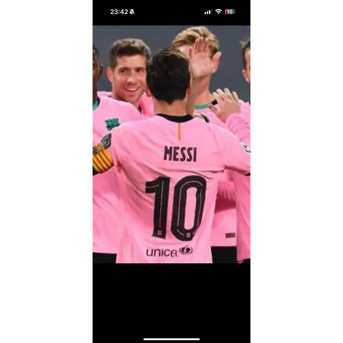 Barcelona 2020/21 UCL 3rd Messi Name Set – OJ's Football Shirt Restorations