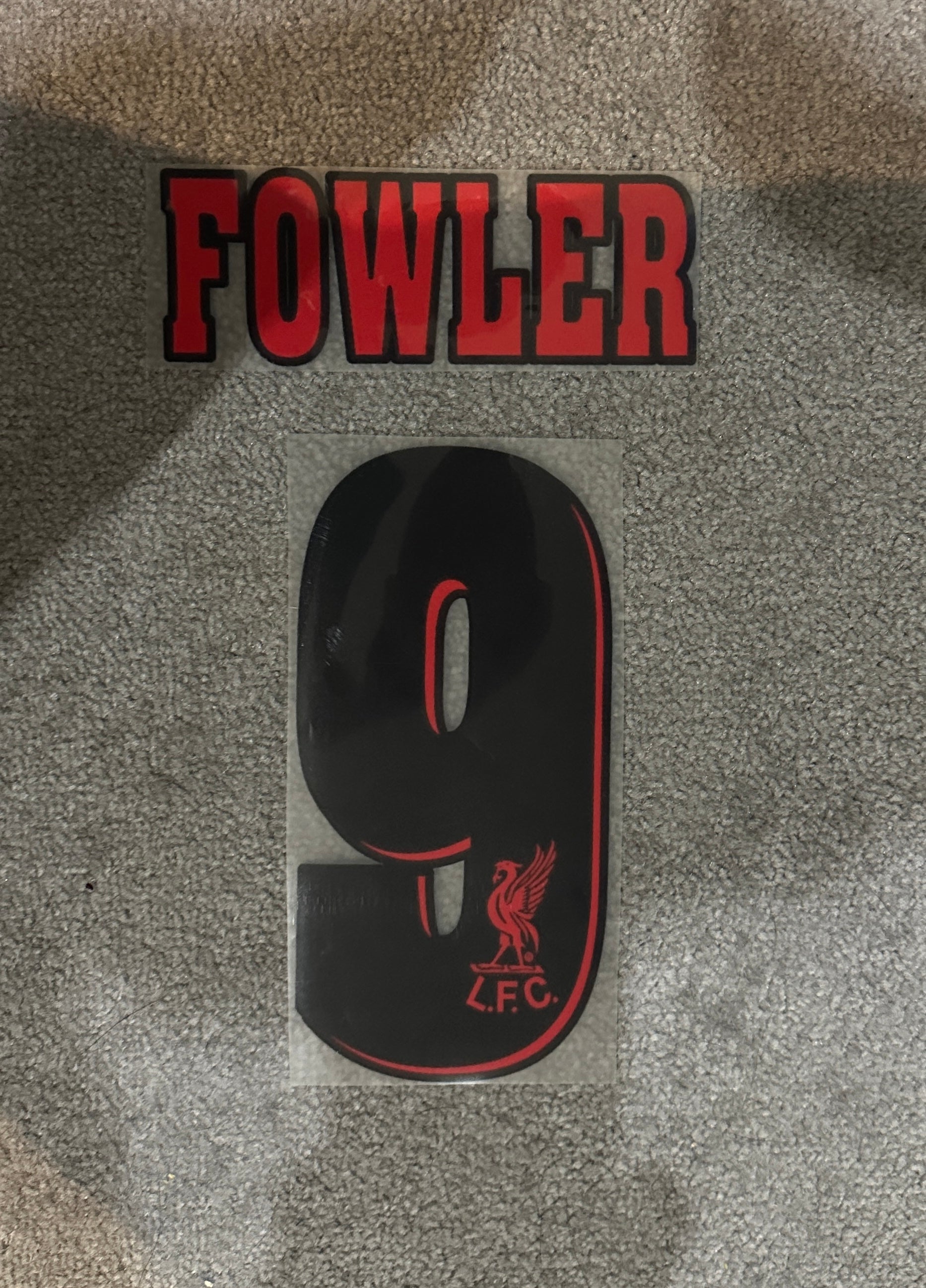 Liverpool 1996 Fowler Name Set – OJ's Football Shirt Restorations